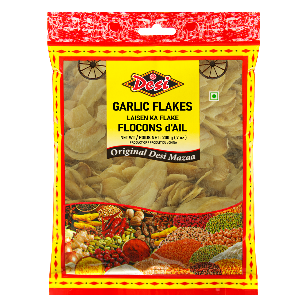 GARLIC FLAKES [DESI], 200g — ITNFoodcorp