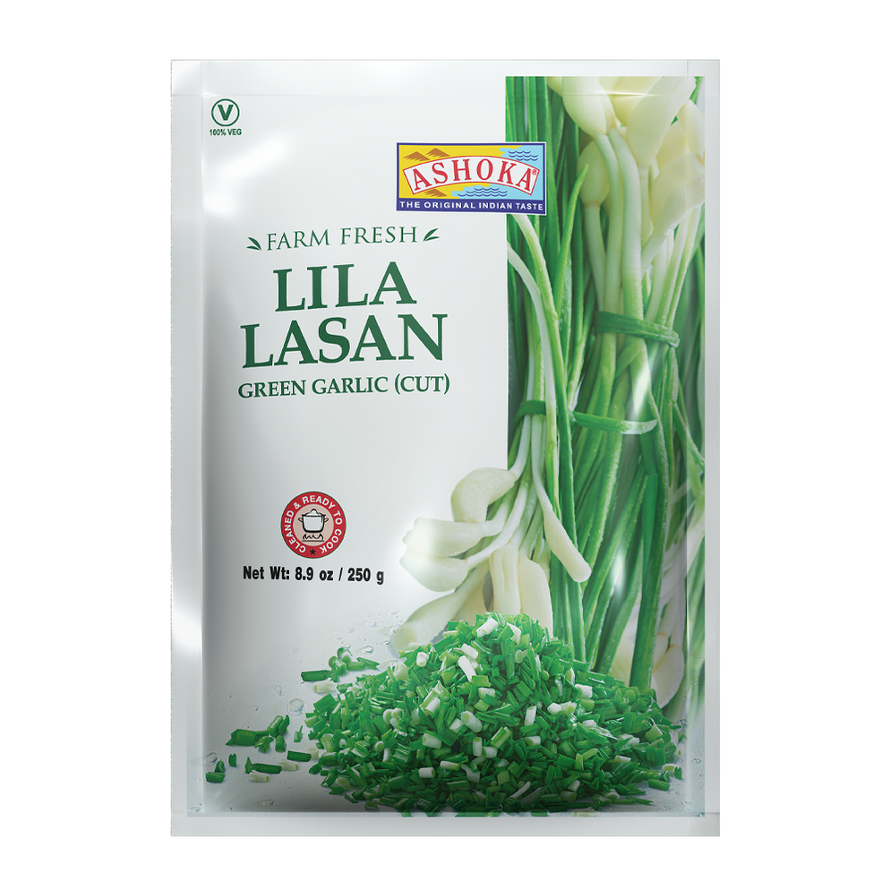 ASHOKA FRZ VEG. LILA LASAN, 250 g — ITNFoodcorp
