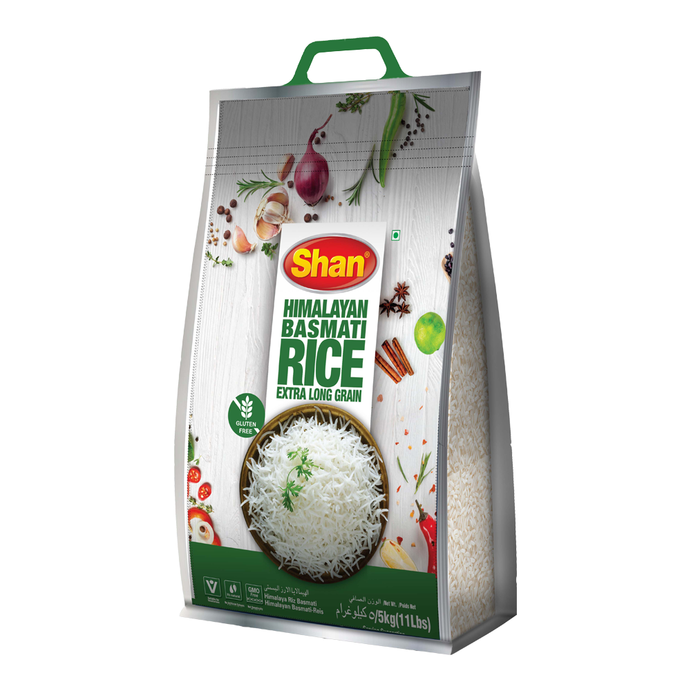 SHAN RICE EXTRA LONG BASMATI (GRN) PREMIUM, 10Lb — ITNFoodcorp